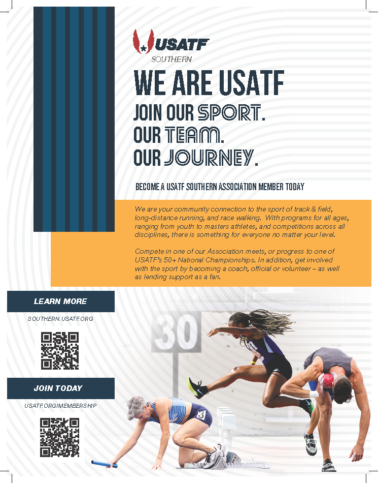 WE are USATF Southern Association | USA Track & Field Southern